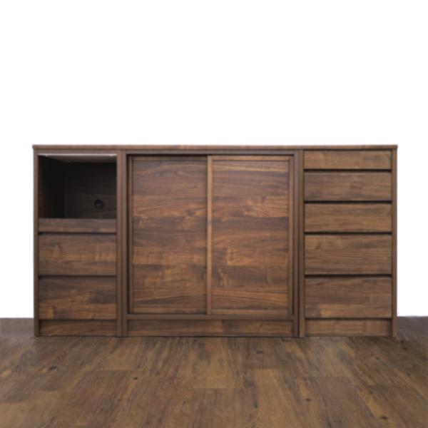 ■サイズ【天板】　幅160cm 奥行き39cm 高さ85cm【左／40幅家電収納】・外寸幅40cm 奥行き39cm 高さ85cm・オープン部分内寸幅35.5cm 奥行き36cm 高さ28cm・引き出し内寸幅31cm 奥行き32.5cm 高さ...