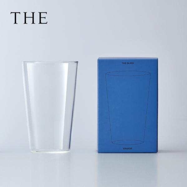 THE GLASSは、耐熱ガラス（耐熱温度差120℃）を贅沢に極限まで厚くして作ることで、割れにくく、軽く、電子レンジや食器洗い機でも使えるようにしました。【品名】THE GLASS GRANDE 470ml 【サイズ（約）】Φ85×H13...