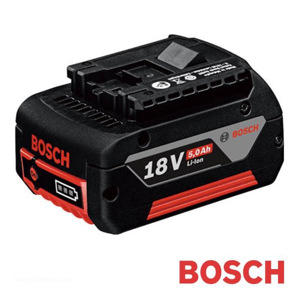 ●名称：リチウムイオンバッテリー 18V・5.0AH●メーカー：BOSCH：ボッシュ●型番：A1850LIB●電動工具、電源コード＞リチウム充電工具＞リチウムイオン電池、充電器●仕様：18Vリチウムイオンバッテリー(スライド式)、5.0Ah...