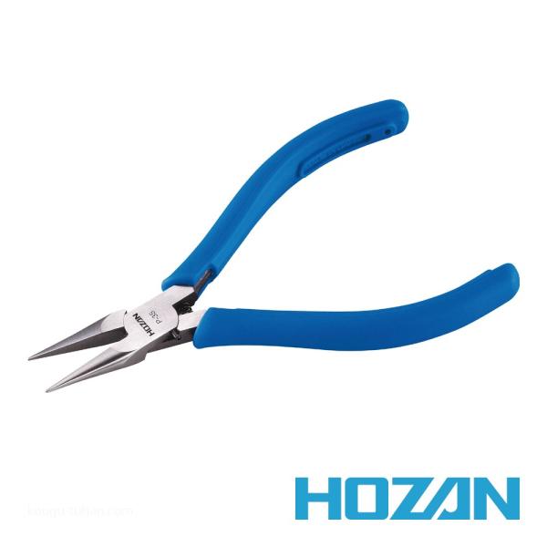 ●名称：ミニチュアラジオペンチ 115MM●メーカー：HOZAN：ホーザン●型番：P-35●ペンチ、ニッパー、ピンセット＞ラジオペンチ●仕様：ESD管理値(Ω)：接地抵抗 Rg＜1×10(12) 全長(mm)：116 硬度HRC：42 重量...