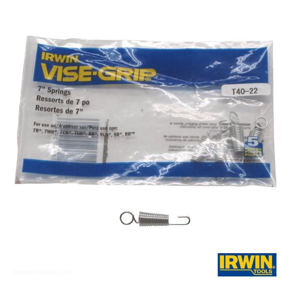 ●名称：ロッキングプライヤー用スプリング5個入り●メーカー：IRWIN：アーウィン●型番：4022ZR●ペンチ、ニッパー、ピンセット＞ロッキングクランプ、プライヤー「ロッキングプライヤー用 (VISE-GRIP リペアーパーツ)」●仕様：入...