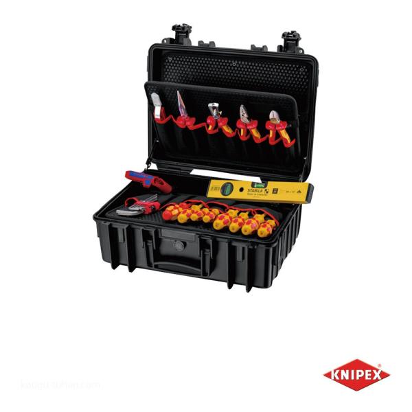 ●名称：ツールケース "Robust23 Start"●メーカー：KNIPEX：クニペックス●型番：002134HLS2●工具セット＞電気作業向け工具セット(小型)...▼ ※詳しくは下記、商品情報をご覧ください。▼