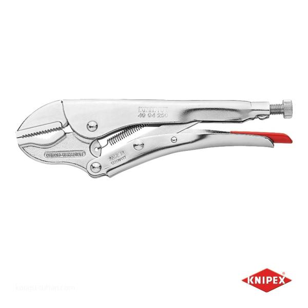 ●名称：万能グリッププライヤー●メーカー：KNIPEX：クニペックス●型番：4004-250●ペンチ、ニッパー、ピンセット＞ロッキングクランプ、プライヤー●仕様：プライヤー仕上げ：ニッケルクロムメッキ ボディー材質：強力特殊鋼 アゴ材質：鍛...
