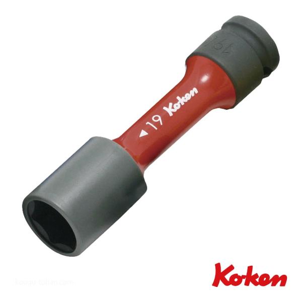 ●名称：1/2"インパクトホイールナット用ソケット●メーカー：koken：コーケン●型番：14145PM.110-19●ソケット＞ホイールナットソケット●仕様：サイズ(mm)：19 サイズ(mm)： 差込角(sq.)：1/2" プロテクター...