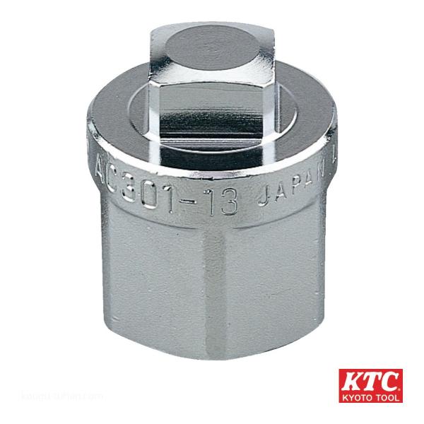 ●名称：(12.7SQ)ドレンプラグソケット●メーカー：KTC：京都機械工具●型番：AC301-13●JANコード：4989433129150●自動車・バイク用工具＞エンジン関連工具「12.7sq.の採用により、大きなトルクで締付けられてい...