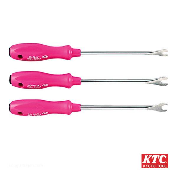 ●名称：クリップクランプツールセット●メーカー：KTC：京都機械工具●型番：ATP03B●JANコード：4989433744520●自動車・バイク用工具＞外装、内装関連工具●セット内容：ストレート小：AP20-6B ストレート中：AP20-...