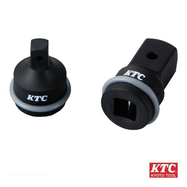 ●名称：インパクトレンチ用アダプタ 12.7X19.0●メーカー：KTC：京都機械工具●型番：BAP46●JANコード：4989433608464●ソケット＞変換アダプタソケット●セット内容：ピン・リング：PR-2026●仕様：差込角凹(s...