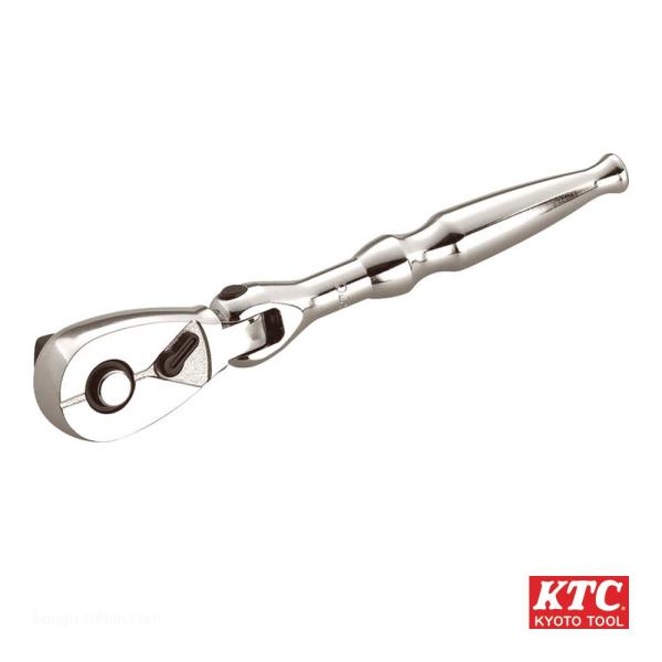●名称：(9.5SQ)コンパクトフレックスラチェット●メーカー：KTC：京都機械工具●型番：BRC3F●JANコード：4989433608341●ハンドレンチ類＞ラチェットレンチ＞スイベル・ラチェットハンドル●仕様：差込角(sq.)：9.5...