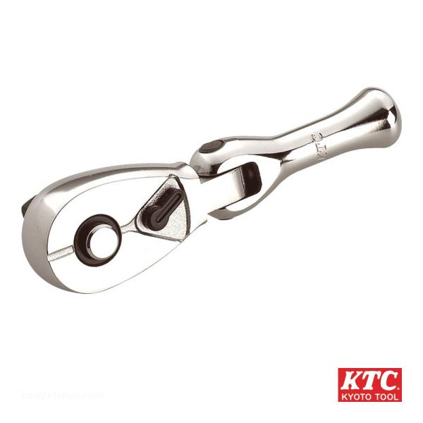 ●名称：(9.5SQ)コンパクトショートフレックスラチェット●メーカー：KTC：京都機械工具●型番：BRC3FS●JANコード：4989433607153●ハンドレンチ類＞ラチェットレンチ＞スイベル・ラチェットハンドル●仕様：差込角(sq....