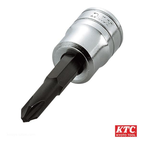 ●名称：(6.3SQ)クロスビットソケット NO.1●メーカー：KTC：京都機械工具●型番：BT2-1P●JANコード：4989433147208●ソケット＞プラスビットソケット●仕様：差込角(sq.)：6.3 番手：No.1 外径(D；m...