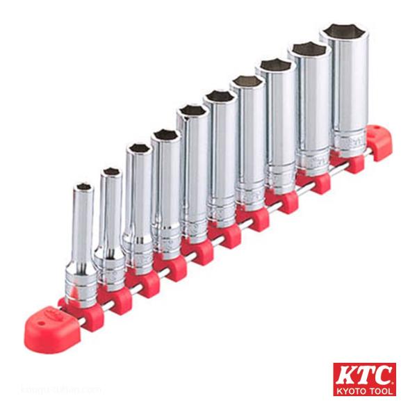 ●名称：(9.5SQ)ディープソケットセット(ミリ)●メーカー：KTC：京都機械工具●型番：TB3L10●JANコード：4989433133331●ソケット＞ソケットセット（ボックス）「10コ組のディープソケット」●セット内容：六角ディープ...