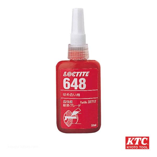 ●名称：ロックタイト 緑 (耐熱用)●メーカー：KTC：京都機械工具●型番：YCE-648●JANコード：4989433822334●洗浄、ケミカル＞ロックタイト、ネジ接着剤●仕様：液体：緑(耐熱用) 耐熱温度(度)：175 容量(ml)：...
