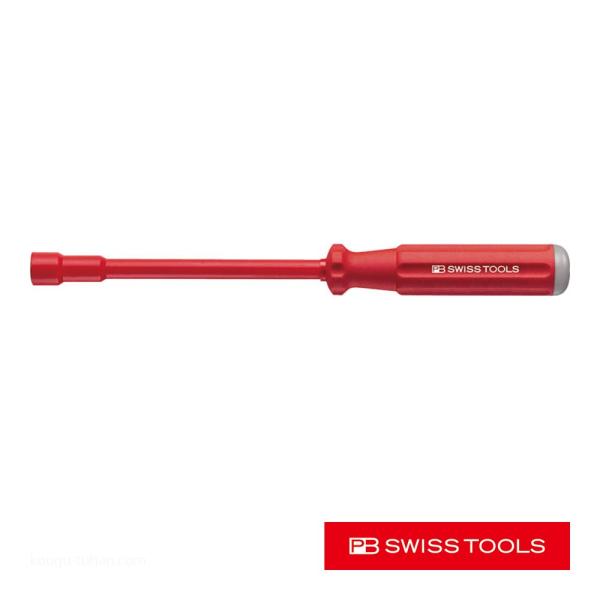 ●名称：エレクトロ ナットドライバー 絶縁●メーカー：PB SWISS TOOLS：ピービー●型番：5200.12●電工工具、部品＞絶縁工具＞絶縁ドライバー＞絶縁その他ドライバー●仕様：サイズ(mm)：12 軸長(mm)：130 全長(mm...