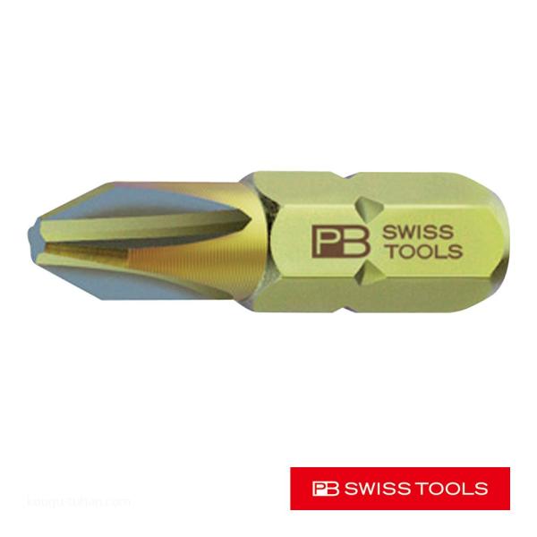 ●名称：(PH)プラスビット(ショート)●メーカー：PB SWISS TOOLS：ピービー●型番：C6.190/3●ビット＞プラスビット●仕様：差込角(”HEX)：1/4(6.3mm) サイズ：#3 全長(mm)：25 質量(g)：5●特長...