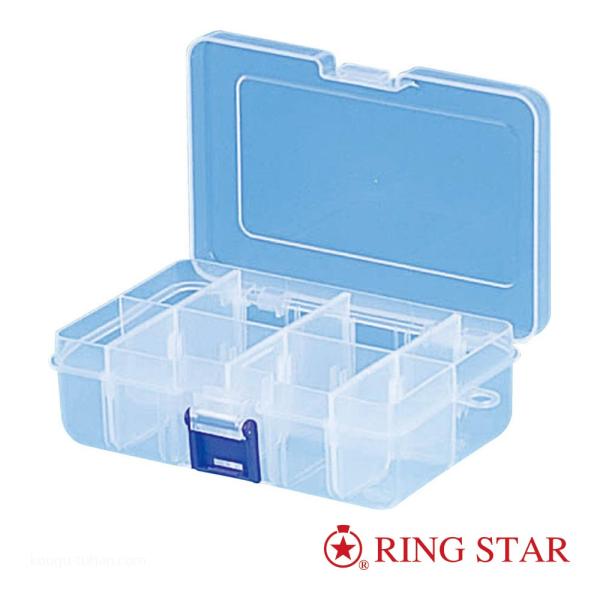 ●名称：(クリア) スーパークラブ パーツ 8仕切●メーカー：RING STAR：リングスター●型番：RP-150(クリア)●工具・パーツ収納、施錠＞パーツケース●仕様：外寸奥行(mm)：98 外寸間口(mm)：145 外寸高さ(mm)：4...