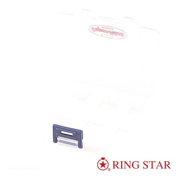 ●名称：<スーパーピッチミニマム(クリア)>●メーカー：RING STAR：リングスター●型番：SP-375●工具・パーツ収納、施錠＞パーツケース●仕様：外寸奥行(mm)：72 外寸間口(mm)：100 外寸高さ(mm)：21 ...