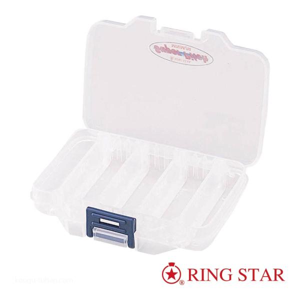●名称：<スーパーピッチミニマム(クリア)>●メーカー：RING STAR：リングスター●型番：SP-375W●工具・パーツ収納、施錠＞パーツケース●仕様：外寸奥行(mm)：72 外寸間口(mm)：100 外寸高さ(mm)：21...