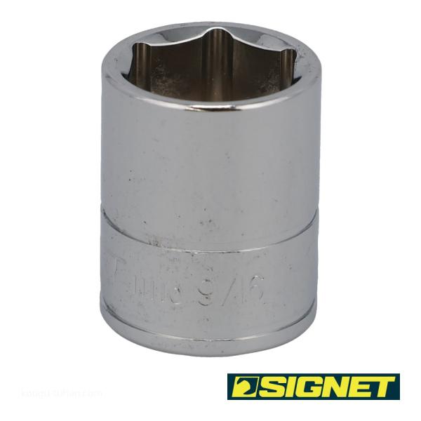 ●名称：1/4DR 9/16" ソケット (6角)●メーカー：SIGNET：シグネット●型番：11110●ソケット＞ソケット(インチ)＞標準長ソケット(インチ)・1/4●仕様：差込角(SQ)：1/4 サイズ(inch)：9/16 全長(L；...