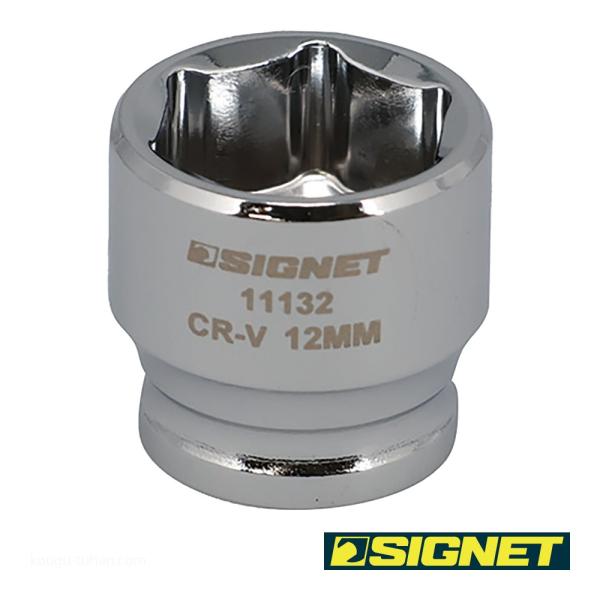 ●名称：1/4DR 12MM ショートソケット (6角)●メーカー：SIGNET：シグネット●型番：11132●ソケット＞ソケット(ミリ)＞標準長ソケット・1/4●仕様：差込角(DR)：1/4 ソケット全長(L；mm)：16 サイズ(S；m...