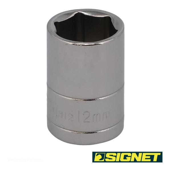 ●名称：1/4DR 12MM ソケット (6角)●メーカー：SIGNET：シグネット●型番：11312●ソケット＞ソケット(ミリ)＞標準長ソケット・1/4●仕様：差込角(SQ)：1/4 サイズ(mm)：12 全長(L；mm)：25 先端部ソ...