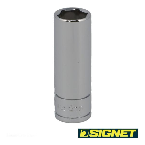 ●名称：1/4DR 12MM ディープソケット●メーカー：SIGNET：シグネット●型番：11412●ソケット＞ソケット(ミリ)＞ディープソケット・1/4●仕様：差込角(SQ)：1/4 サイズ(mm)：12 全長(L；mm)：49.5 先端...