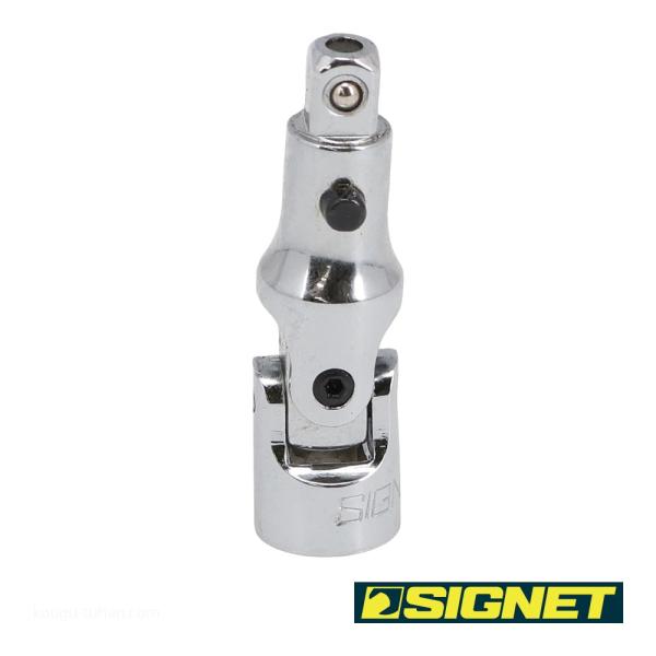 ●名称：1/4DR ロッキングユニバーサルジョイント●メーカー：SIGNET：シグネット●型番：11545●ハンドレンチ類＞ハンドル、エクステンション＞ユニバーサルジョイント「入り組んだ所での作業を容易にするユニバーサルジョイント」●仕様：...