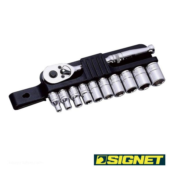 ●名称：(11711) 1/4DR 11PC MM ソケットレンチセット●メーカー：SIGNET：シグネット●型番：11711S●ハンドレンチ類＞ラチェットレンチ＞ラチェットレンチ・セット品「コンパクトなソケットレンチセット」●セット内容：...