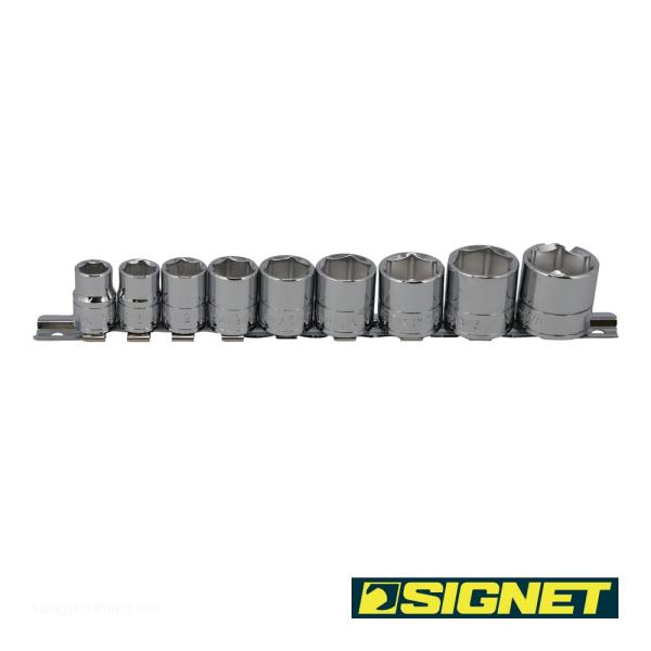 ●名称：3/8DR 9PC インチ ソケットセット ホルダー付●メーカー：SIGNET：シグネット●型番：12115●ソケット＞ソケットセット（ボックス）●セット内容：3/8”SQソケット：3/8・7/16・1/2・9/16・5/8・11/...