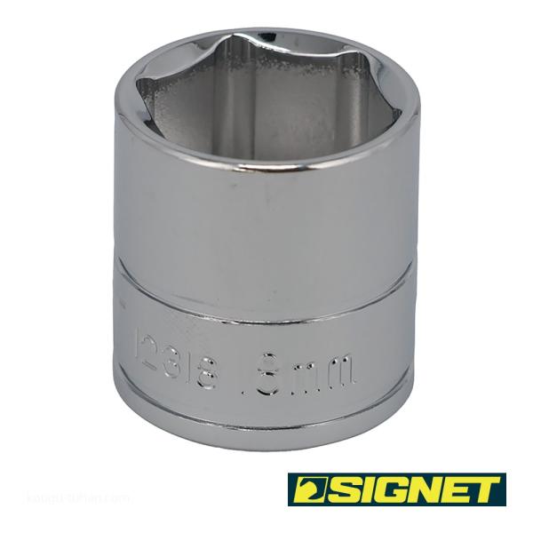 ●名称：3/8DR 18MM ソケット (6角)●メーカー：SIGNET：シグネット●型番：12318●ソケット＞ソケット(ミリ)＞標準長ソケット・3/8●仕様：差込角(SQ)：3/8 サイズ(mm)：18 全長(L；mm)：26.0 先端...