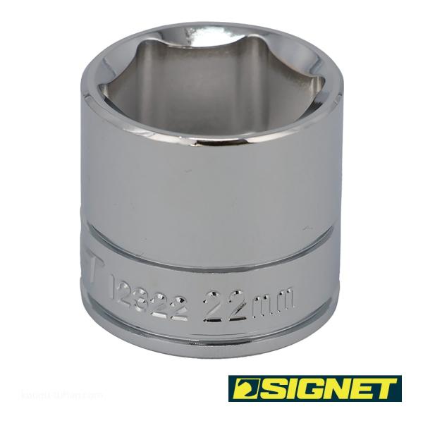 ●名称：3/8DR 22MM ソケット (6角)●メーカー：SIGNET：シグネット●型番：12322●ソケット＞ソケット(ミリ)＞標準長ソケット・3/8●仕様：差込角(SQ)：3/8 サイズ(mm)：22 全長(L；mm)：28.5 先端...