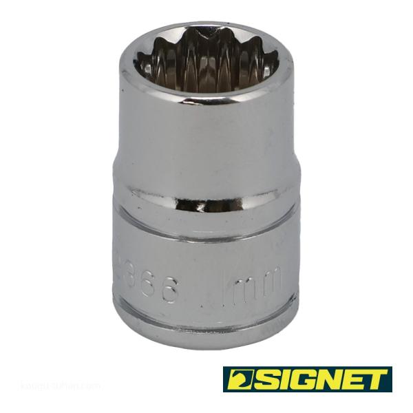 ●名称：3/8DR 11MM ソケット (12角)●メーカー：SIGNET：シグネット●型番：12366●ソケット＞ソケット(ミリ)＞標準長ソケット・3/8●仕様：差込角(SQ)：3/8 サイズ(mm)：11 全長(L；mm)：25.0 先...
