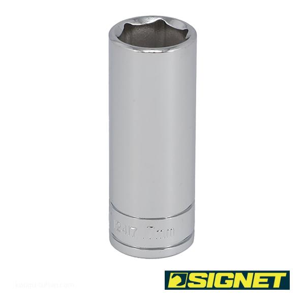 ●名称：3/8DR 17MM ディープソケット●メーカー：SIGNET：シグネット●型番：12417●ソケット＞ソケット(ミリ)＞ディープソケット・3/8●仕様：差込角(SQ)：3/8 サイズ(mm)：17 全長(L；mm)：64 先端部外...