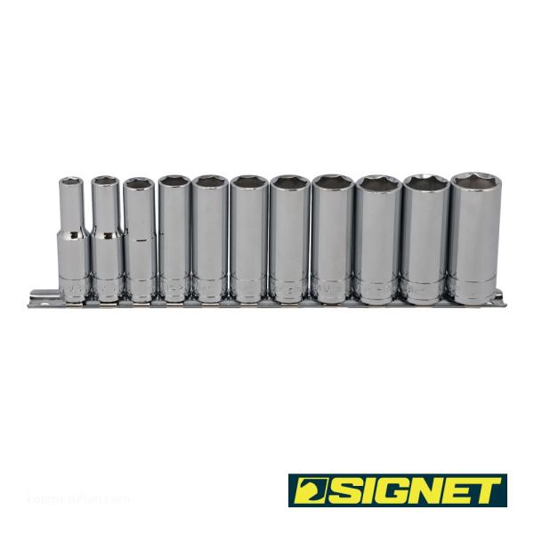 ●名称：3/8DR 11PC ディープソケットセット (V)●メーカー：SIGNET：シグネット●型番：12431●ソケット＞ソケットセット（ボックス）●セット内容：ディープソケット：8・10・11・12・13・14・15・16・17・18...