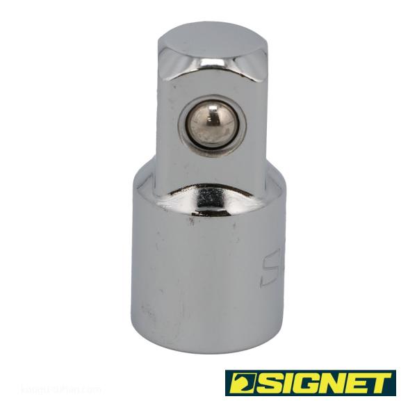 ●名称：3/8DR 3/8X1/2 ソケットアダプター●メーカー：SIGNET：シグネット●型番：12512●ソケット＞変換アダプタソケット「便利なソケットアダプター」●仕様：サイズ(SQ×SQ)：凹3/8×凸1/2●用途：3/8SQのラチ...