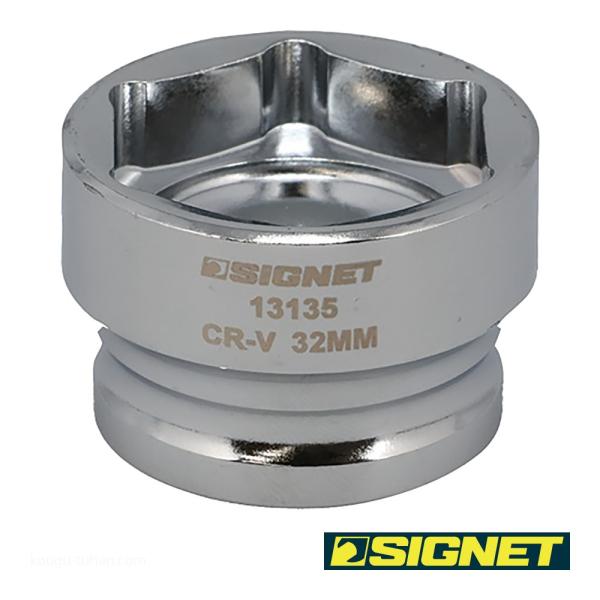 ●名称：1/2DR 32mm ショートソケット (6角)●メーカー：SIGNET：シグネット●型番：13135●ソケット＞ソケット(ミリ)＞標準長ソケット・1/2●仕様：差込角(DR)：1/2 ソケット全長(L；mm)：28 サイズ(S；m...