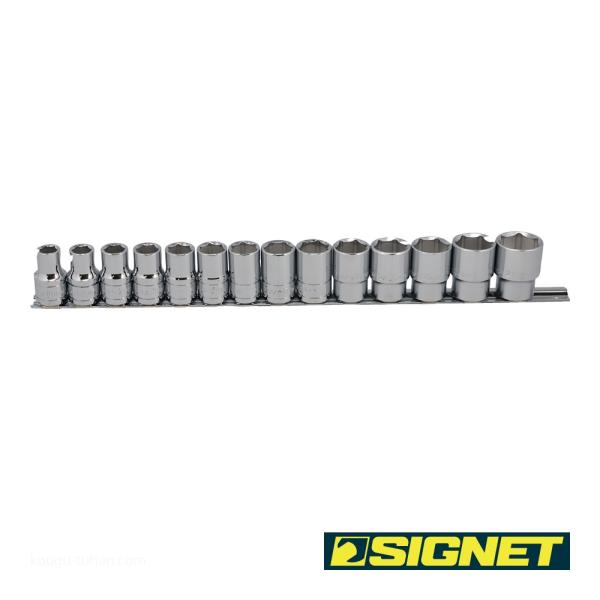 ●名称：1/2DR 14PCソケットセット ホルダーツキ(V)●メーカー：SIGNET：シグネット●型番：13335●ソケット＞ソケットセット（ボックス）●セット内容：1/2"SQソケット：10・11・12・13・14・15・16・17・1...