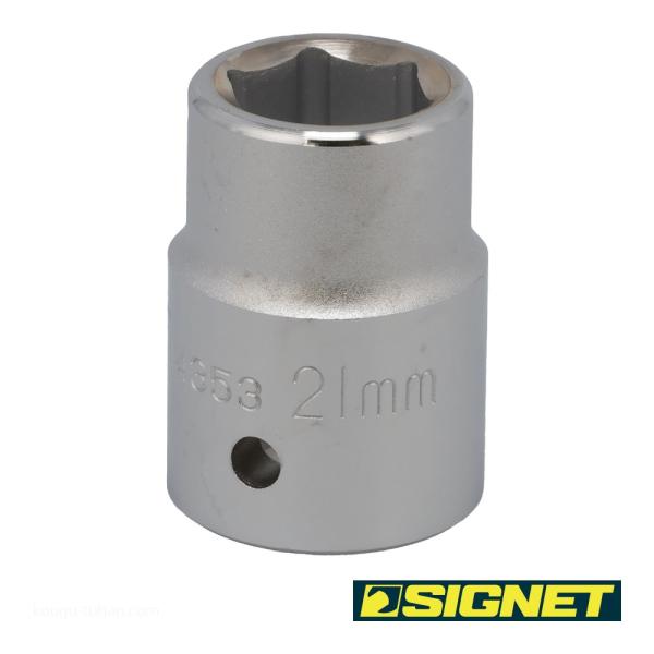 ●名称：3/4DR 21MM ソケット●メーカー：SIGNET：シグネット●型番：14353●ソケット＞ソケット(ミリ)＞標準長ソケット・3/4以上「ボルト・ナットを傷めにくい面接触タイプ」●仕様：差込角(SQ)：3/4 サイズ(mm)：2...