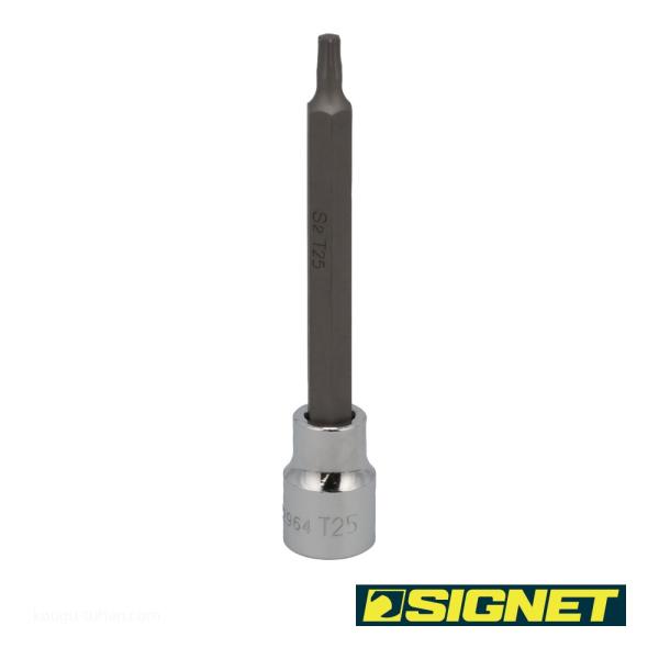 ●名称：3/8DR T25 ロングヘクスローブビットソケット●メーカー：SIGNET：シグネット●型番：22964●ソケット＞へクスローブ(トルクス)ソケット●仕様：差込角(SQ)：3/8 サイズ：T25 先端部外径(mm)：4.40 対応...