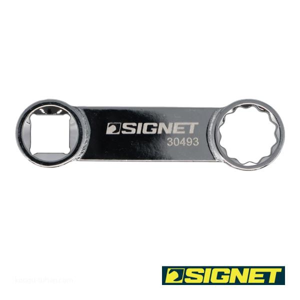 ●名称：3/8DR 13MM トルクアダプター●メーカー：SIGNET：シグネット●型番：30493●トルクレンチ・ドライバー＞トルクレンチ用品●仕様：差込角(SQ)：3/8 材質：クロームバナジウム鋼 サイズ(mm)：13 全長(L；mm...