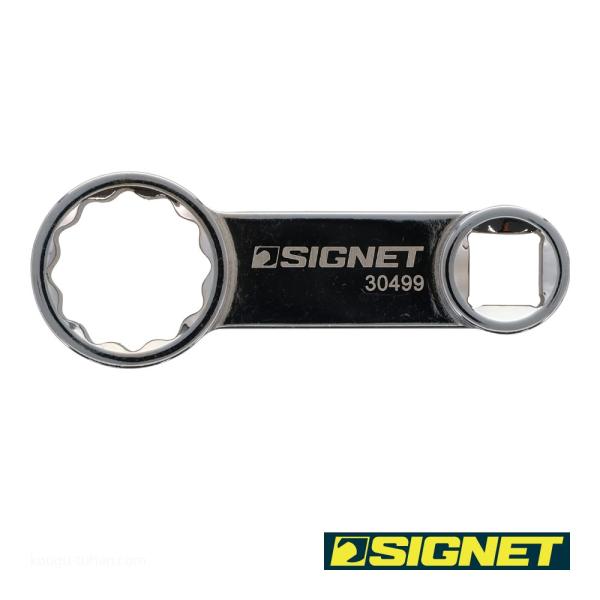 ●名称：3/8DR 19MM トルクアダプター●メーカー：SIGNET：シグネット●型番：30499●トルクレンチ・ドライバー＞トルクレンチ用品●仕様：差込角(SQ)：3/8 材質：クロームバナジウム鋼 サイズ(mm)：19 全長(L；mm...