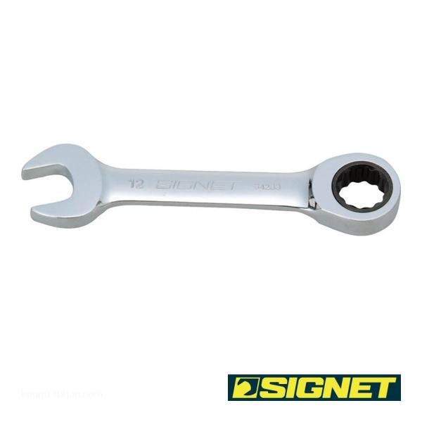 ●名称：19MM スタビーSIGNETレンチ●メーカー：SIGNET：シグネット●型番：34240●ハンドレンチ類＞スパナ、メガネレンチ類＞ギアレンチ＞スタビ・ギアレンチ(短)●仕様：ギア数：75 サイズ(mm)：19 全長(L；mm)：1...