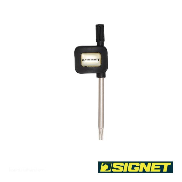 ●名称：T15 フラッグ型 ヘクスローブレンチ●メーカー：SIGNET：シグネット●型番：35832●ドライバー＞へクスローブ(トルクス)ドライバー「シンプルなフラッグ型レンチで精密な作業に」●仕様：全長(mm)：約85 軸長(mm)：約4...