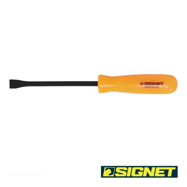 ●名称：8" プライバー●メーカー：SIGNET：シグネット●型番：46220●ハンマー、ポンチ、クランプ＞バール、プライバー「作業性のよいテーパー形状のブレード先端」●仕様：全長(mm)：200 刃先幅(mm)：11 刃先先端厚み(mm)...