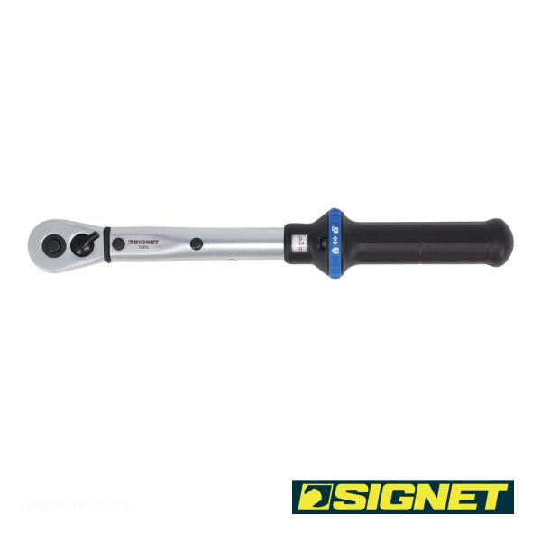 ●名称：3/8DR トルクレンチ 10-50NM●メーカー：SIGNET：シグネット●型番：72070●トルクレンチ・ドライバー＞トルクレンチ「青いダイヤルで簡単にロックするプリセット型トルクレンチ」●仕様：精度(％)：±3 ギア数：45 ...