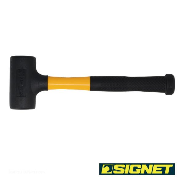 ●名称：1.5ポンド ショックレスハンマー (ニトリルゴム)●メーカー：SIGNET：シグネット●型番：80452●ハンマー、ポンチ、クランプ＞樹脂ハンマー●仕様：打撃面(φmm)：44 全長(mm)：310 ヘッド長(mm)：100 柄の...