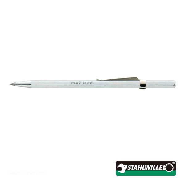 ●名称：ケガキ針 (77100001)●メーカー：STAHLWILLE：スタビレー●型番：12322●ハンマー、ポンチ、クランプ＞ケガキ針「カーバイドチップを採用したケガキ針」●仕様：全長(mm)：140 質量(g)：40●特長：先端部はカ...