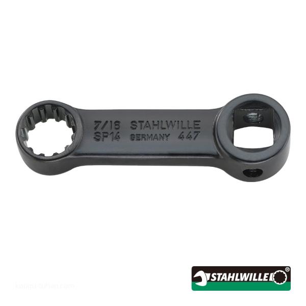 ●名称：(3/8SQ)トルクレンチ用アダプター 16mm●メーカー：STAHLWILLE：スタビレー●型番：447ASP-16●トルクレンチ・ドライバー＞トルクレンチ用品●仕様：差込角(SQ)：3/8 サイズ(inch)：1/2 メガネ部外...