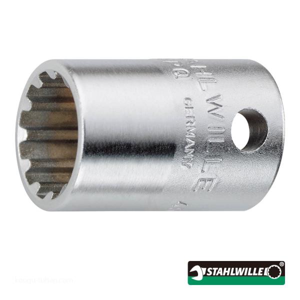 ●名称：(3/8SQ)スプラインソケット 1/2インチ●メーカー：STAHLWILLE：スタビレー●型番：45ASP-16●ソケット＞イジリ防止等、特殊ソケット「より高品質なHPQシリーズの3/8”SQスプラインソケット」●仕様：差込角(S...