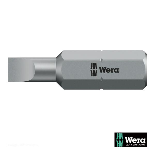 ●名称：800/1 Z マイナスビット 0.8x5.5mm L25mm●メーカー：Wera：ヴェラ●型番：05072057001●ビット＞マイナスビット●仕様：サイズ(mm)：0.8×5.5 全長(mm)：25 軸径(mm)：5.5 六角差...