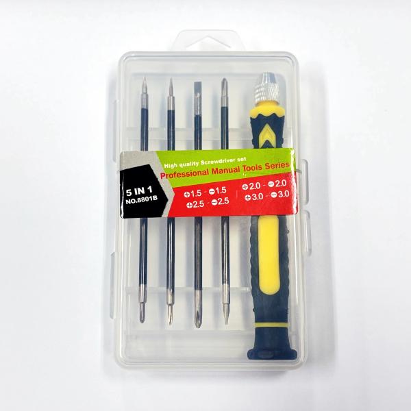 ■　精密ドライバー　差し替え式　8種■　入り組み表記Ph00(+1.5mm相当)ph0(+2.0mm相当)ph1(+2.5mm相当)ph2(+3.0mm相当）−1.5mm−2.0mm−2.5mm−3.0mｍ全長　約100mm軸素材 ： 鉄　...